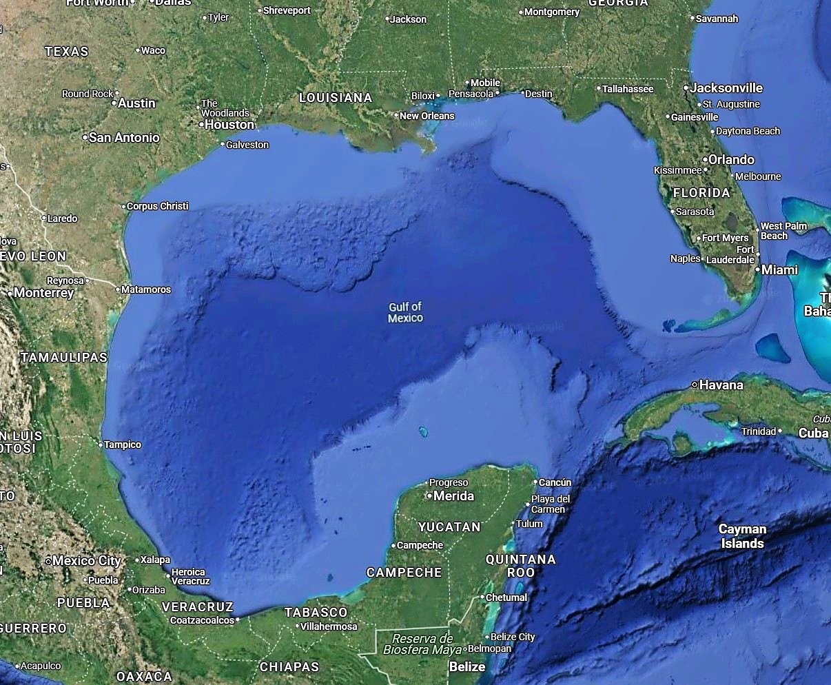 Google bo na zemljevidu preimenoval Mehiški zaliv v Ameriški zaliv ...