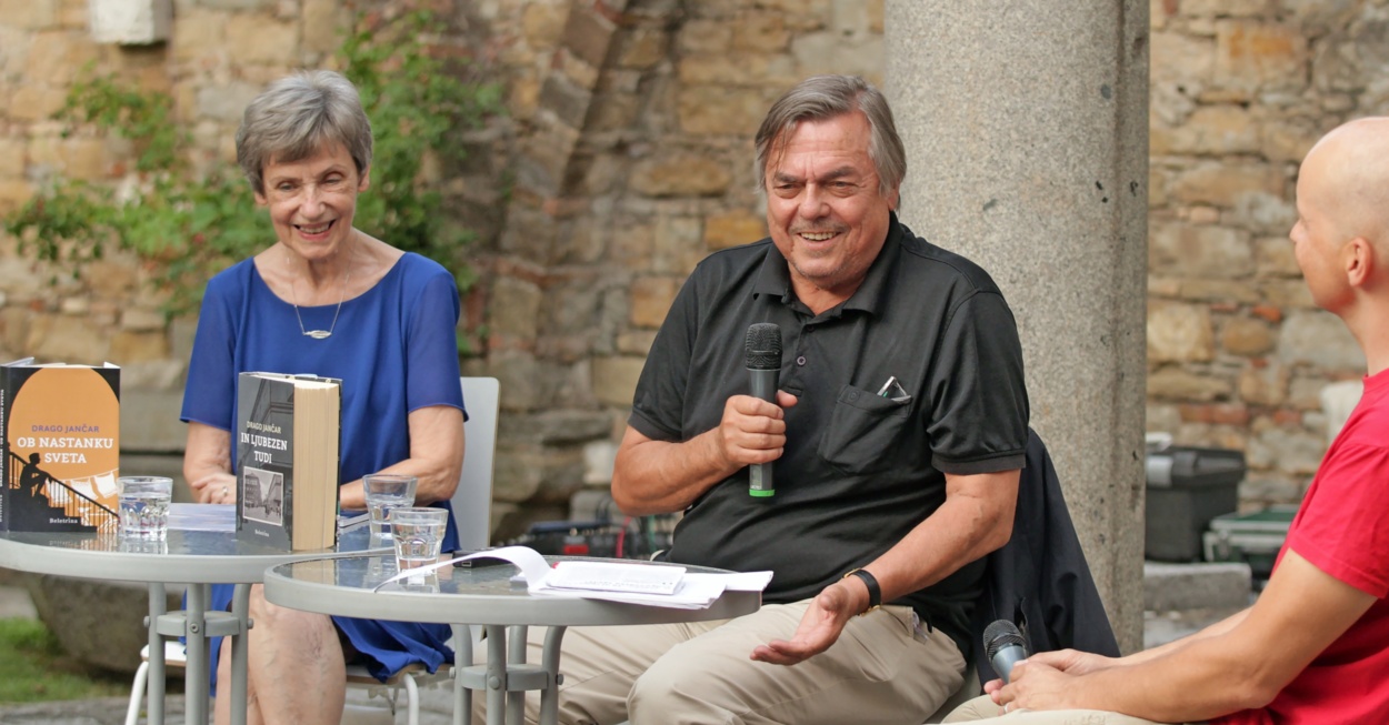 Drago Jančar roman Ob nastanku sveta predstavil v Kopru - Primorske novice
